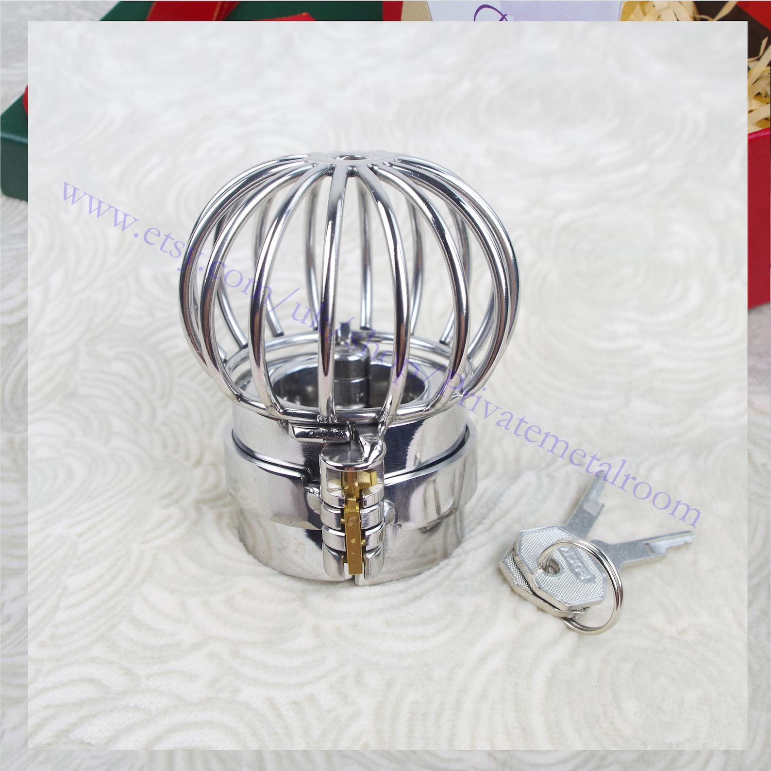 Scrotum Testicle Chastity Lock Cage Stainless Steel Ball - Etsy Australia