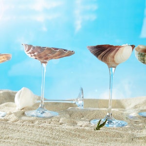Natural Conch Shell Wine Glass,beach Wedding Bridesmaid Gifts,handmade ...