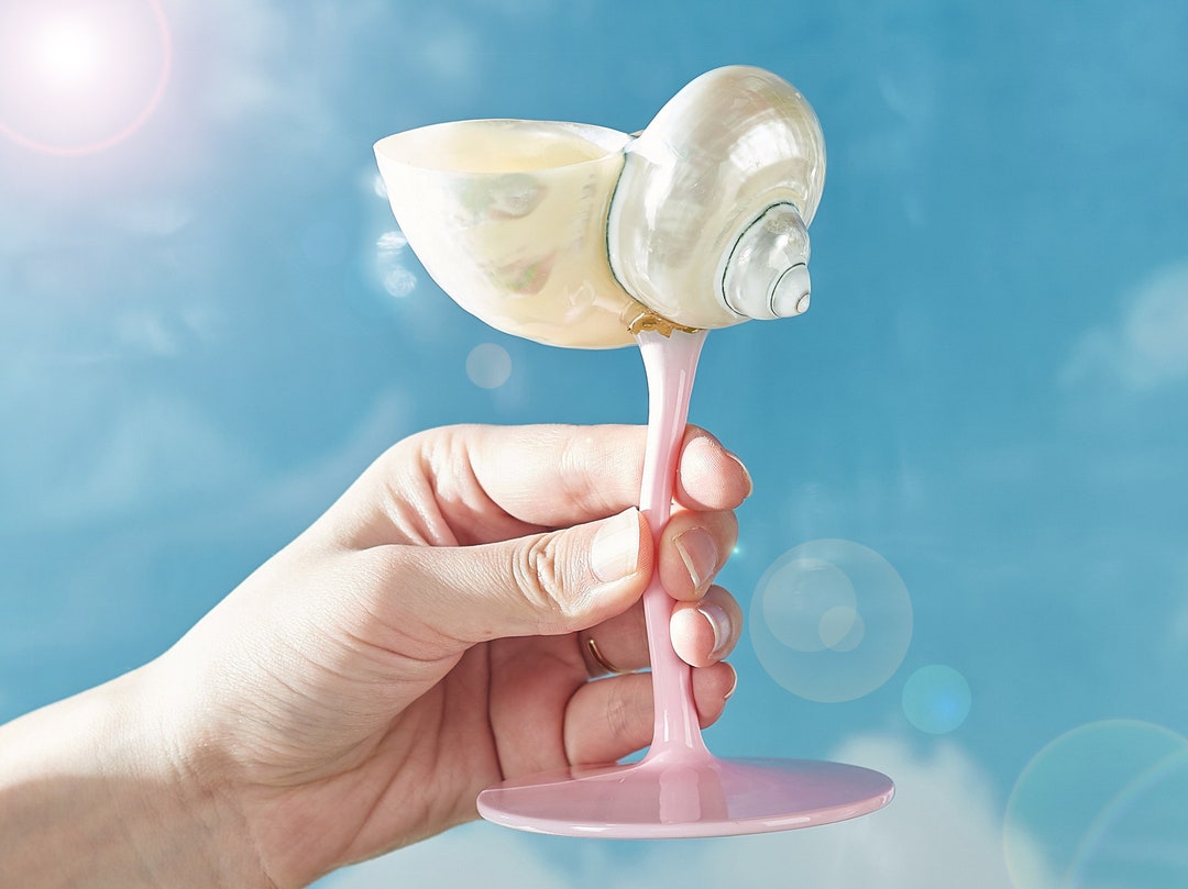Natural Conch Shell Wine Glass,beach Wedding Bridesmaid Gifts,handmade ...