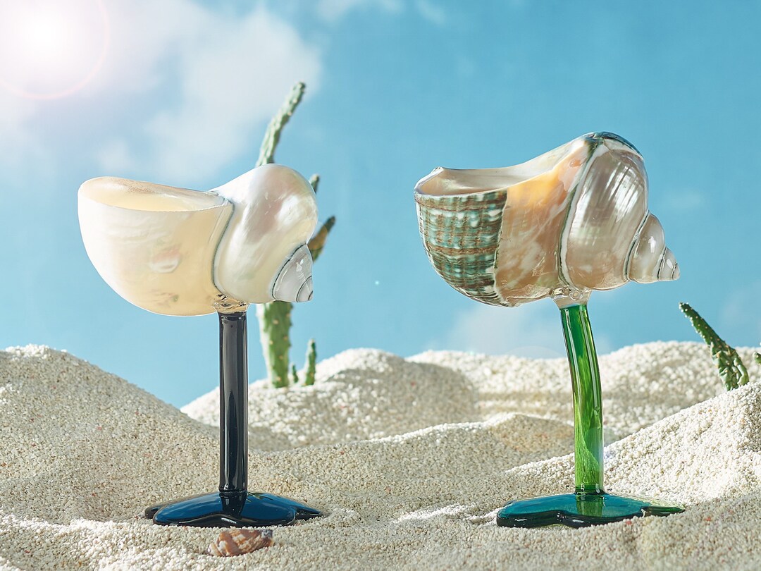 Natural Conch Shell Wine Glass,beach Wedding Bridesmaid Gifts,handmade ...