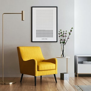 Weeks in Life Calendar Printable Life Planner 4000 Weeks Poster ...