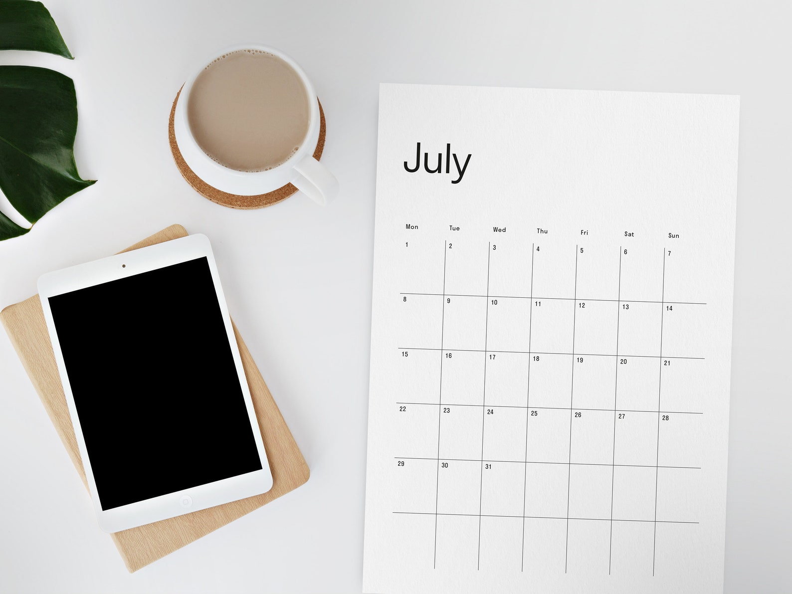 Printable Calendar 2024 | Printable Monthly Planner 2024 | Minimalist ...
