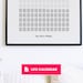 Weeks in Life Calendar Printable Life Planner 4000 Weeks Poster ...