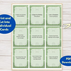 Printable Children's Positive Affirmation Cards | Affirmation Cards for ...