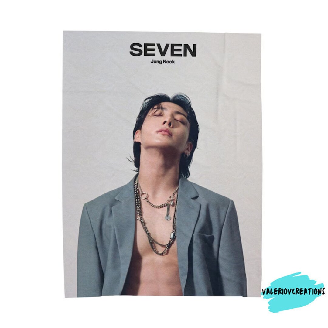 Jungkook Kpop Photo Blanket BTS Jungkook Flannel Blanket - Etsy