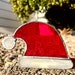 Handmade Stained Glass Festive Santa Claus Hat Christmas Holiday ...