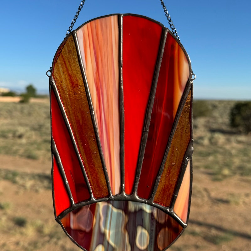 Stained Glass Red - Etsy