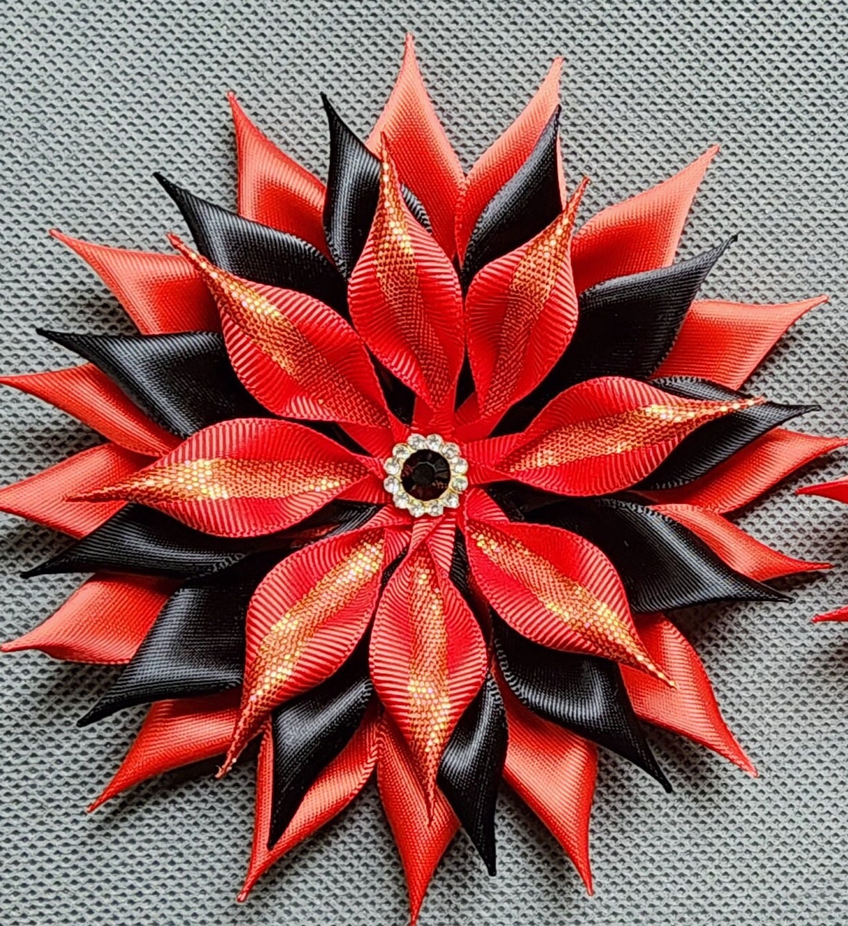 Carmen Style Shades of Red and Gold Hair Accessories for Women and ...