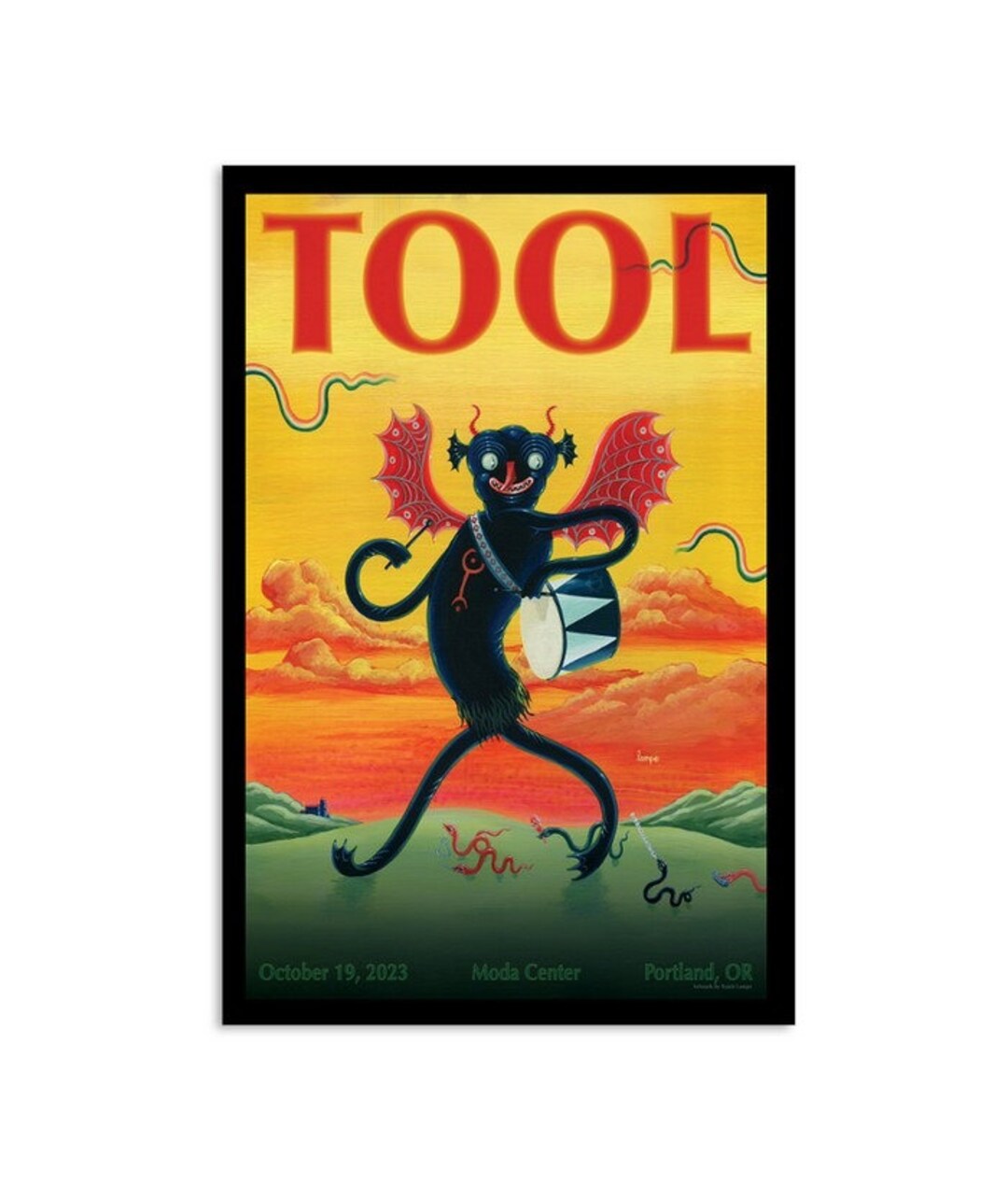 Custom Tool Portland Moda Center Oct 19 2023 Poster - Etsy