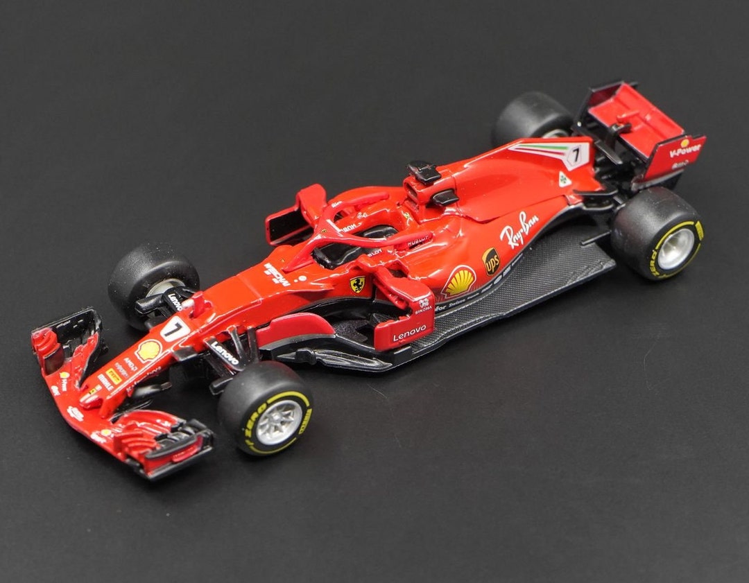 2018 Ferrari SF71H 7 Kimi Ralkkonen F1 Formula Diecast Race Car Model 1 ...