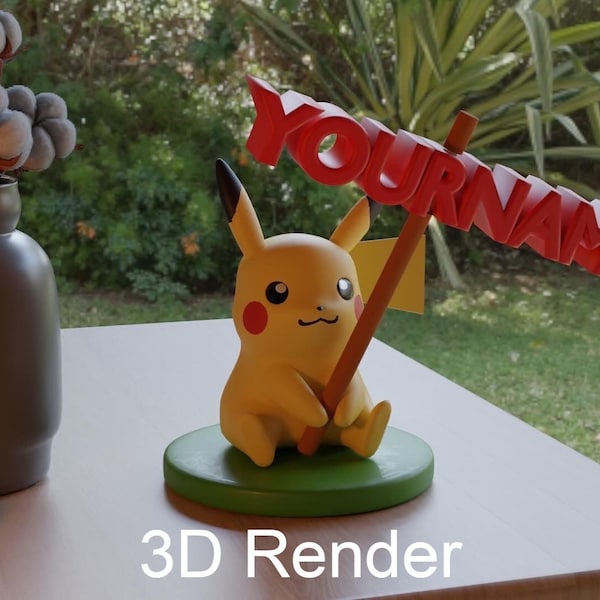 Pikachu Cake Topper - Etsy