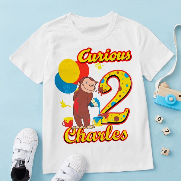 Curious George Shirt - Etsy