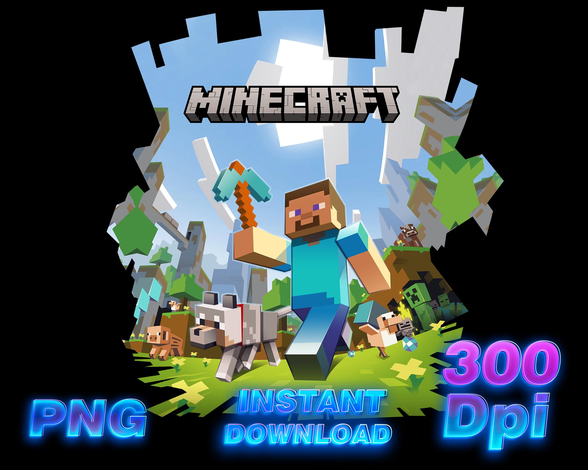 Mine Png, Steve Alex PNG, Mine Clipart, Mine Birthday Png, Minecrafter ...