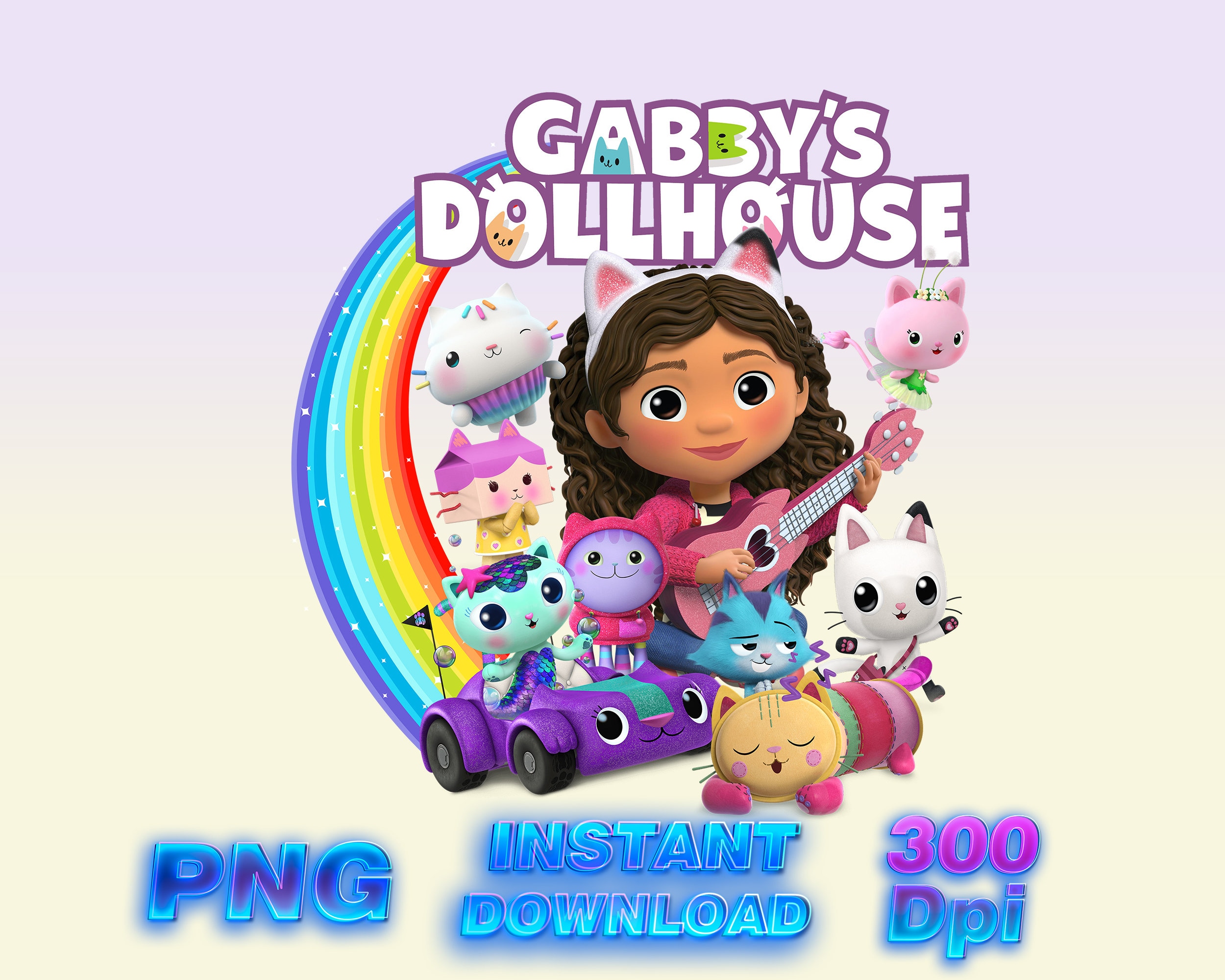 Gabby Dollhouse PNG, Gabby Clipart Art, Gabby Dollhouse Shirt Png ...