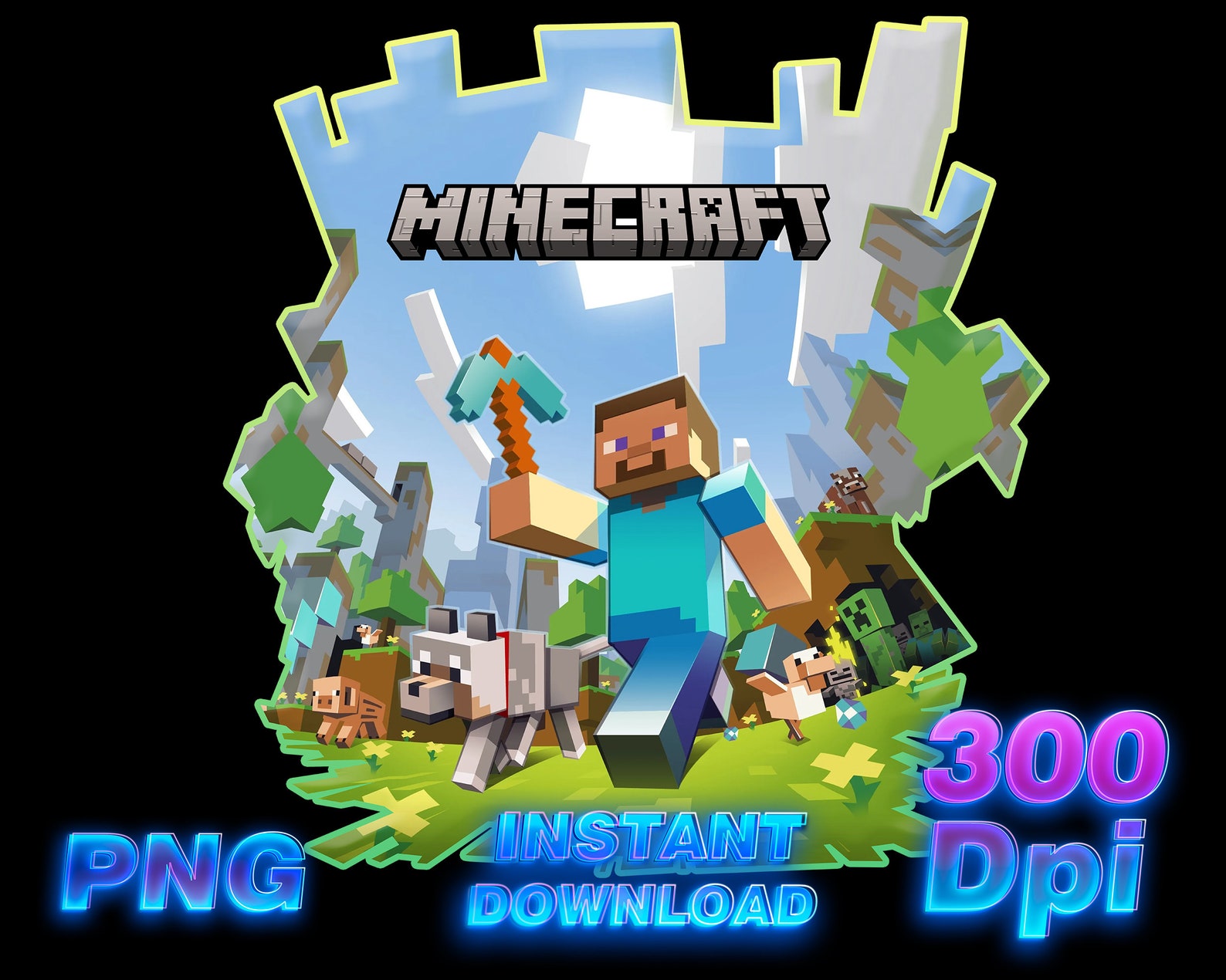 Minecraft Shirt PNG, Minecraft Clipart Png, Minecraft PNG, Tumbler ...