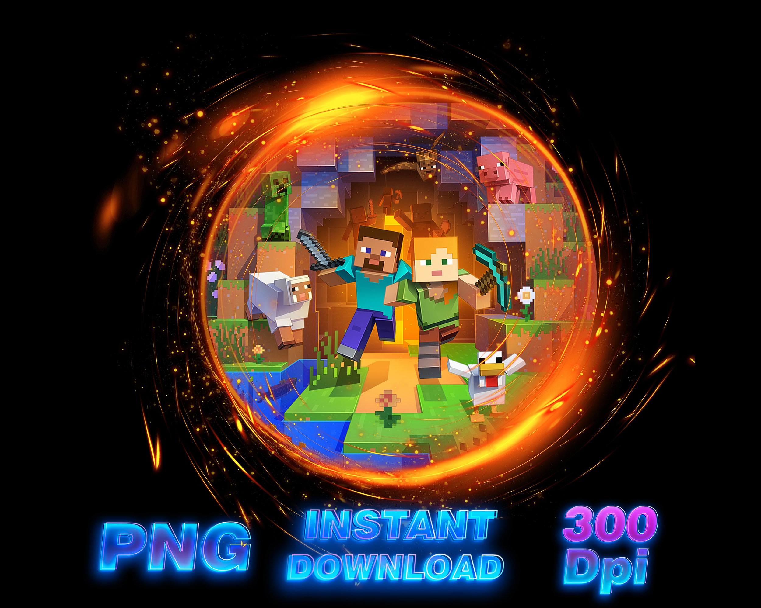 Mine Png, Steve Alex PNG, Mine Clipart, Mine Birthday Png, Minecrafter ...