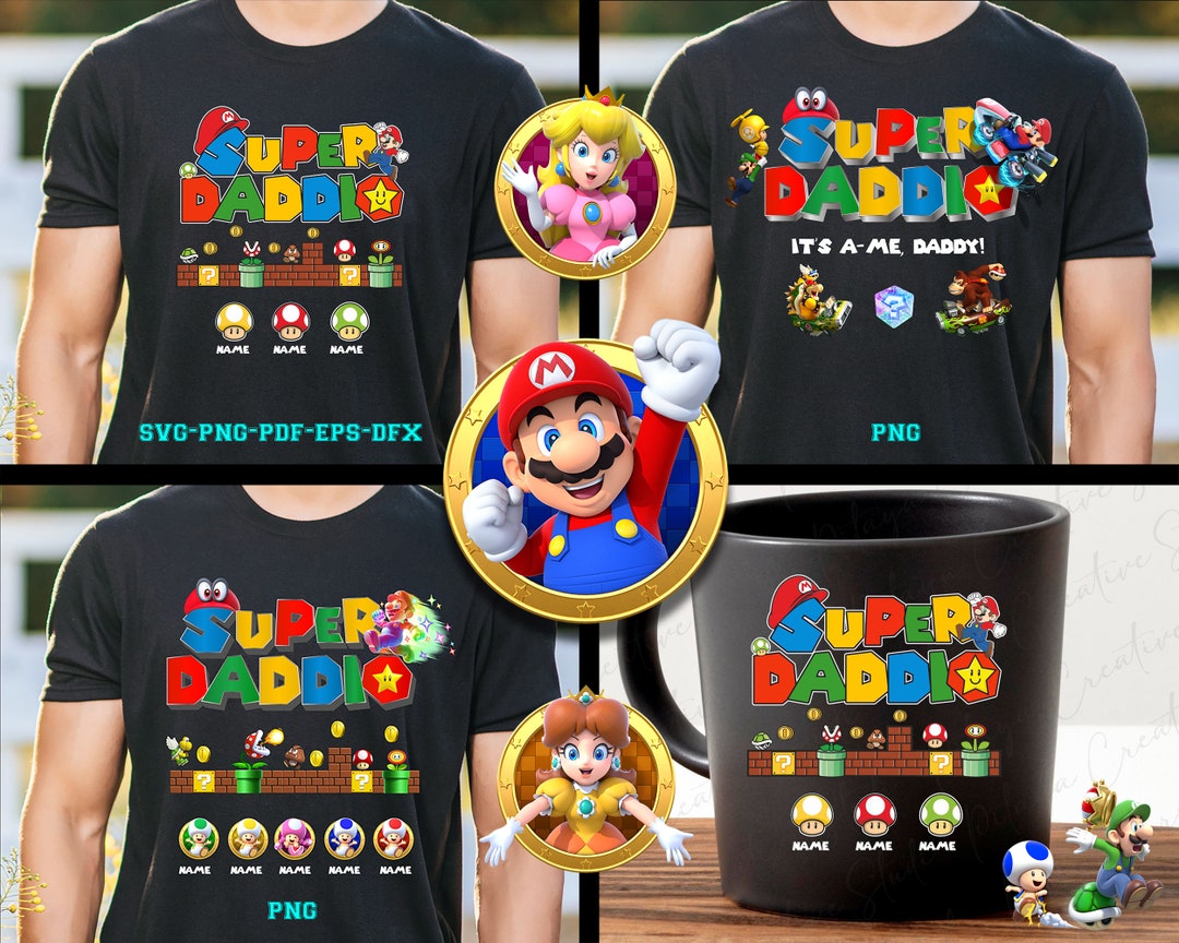 Super Daddio PNG File, Happy Fathers Day Png, Funny Dad Gamer Png ...