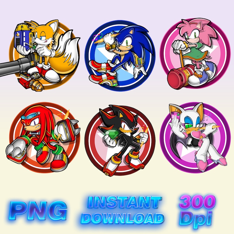 Shadow From Sonic Sticker - Etsy