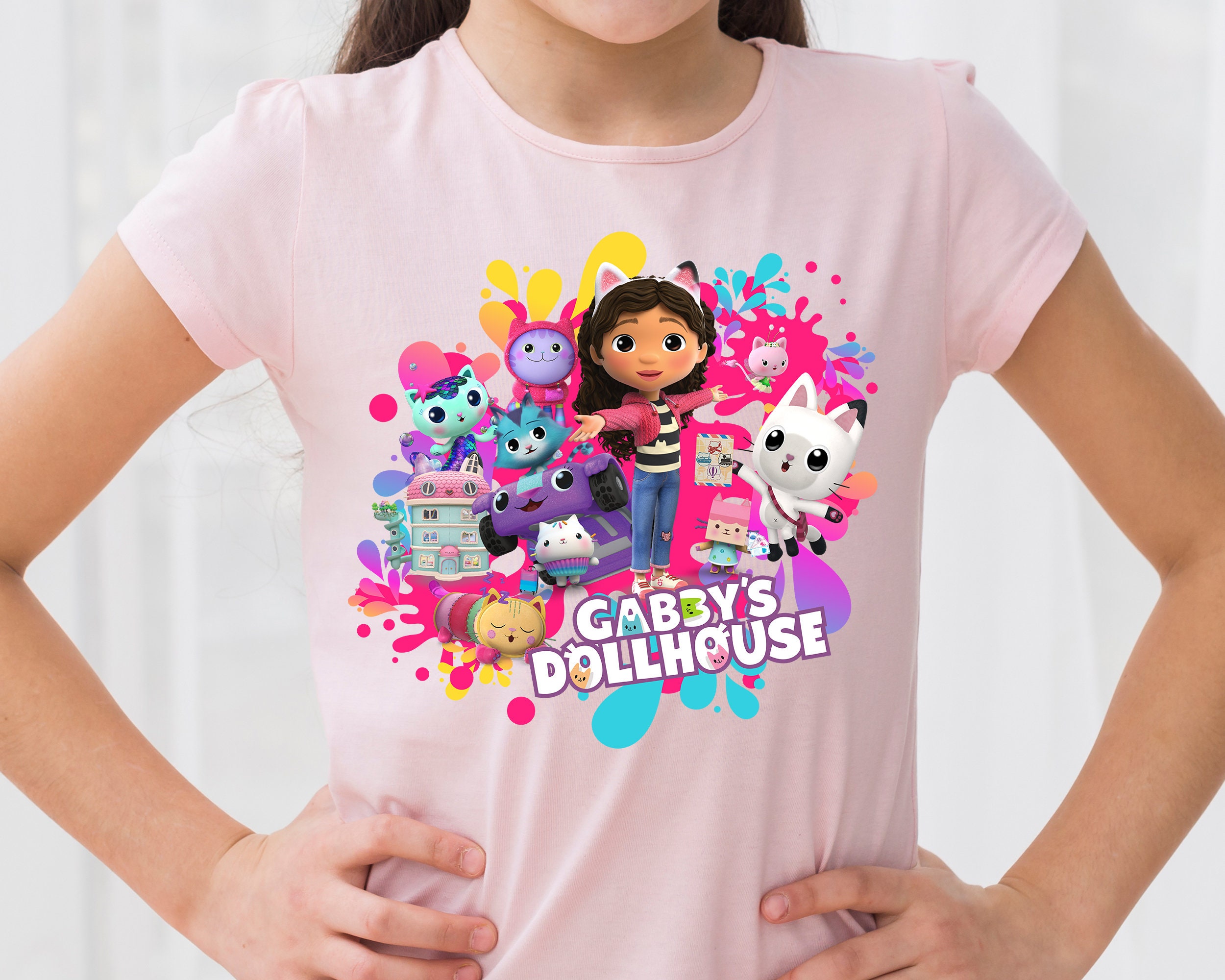 Gabby's Dollhouse PNG Clipart Art: Shirt & Tumbler Design (digital ...