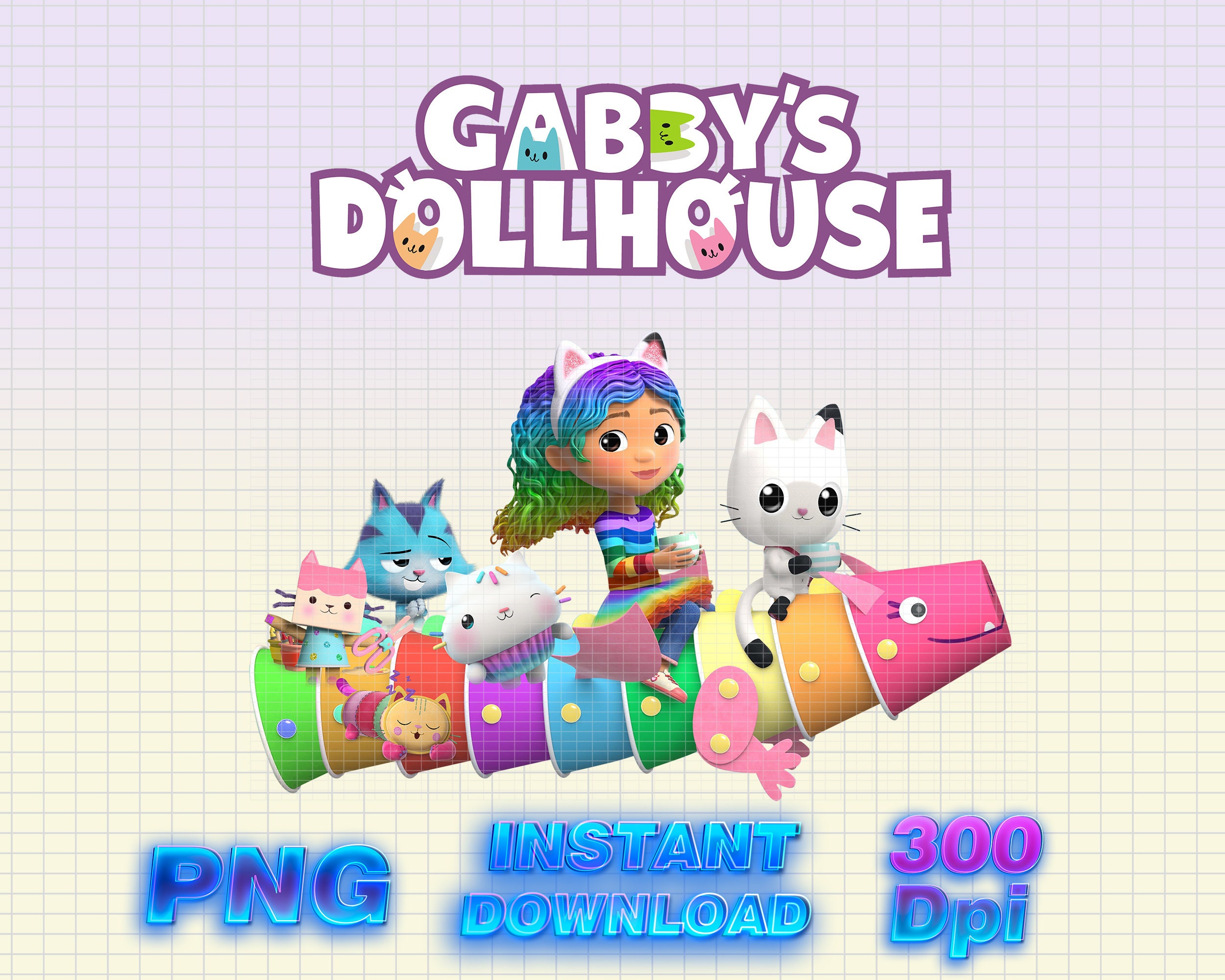 Gabby Dollhouse Shirt Png, Gabby CAT Png, Gabby Clipart Art, Gabby ...