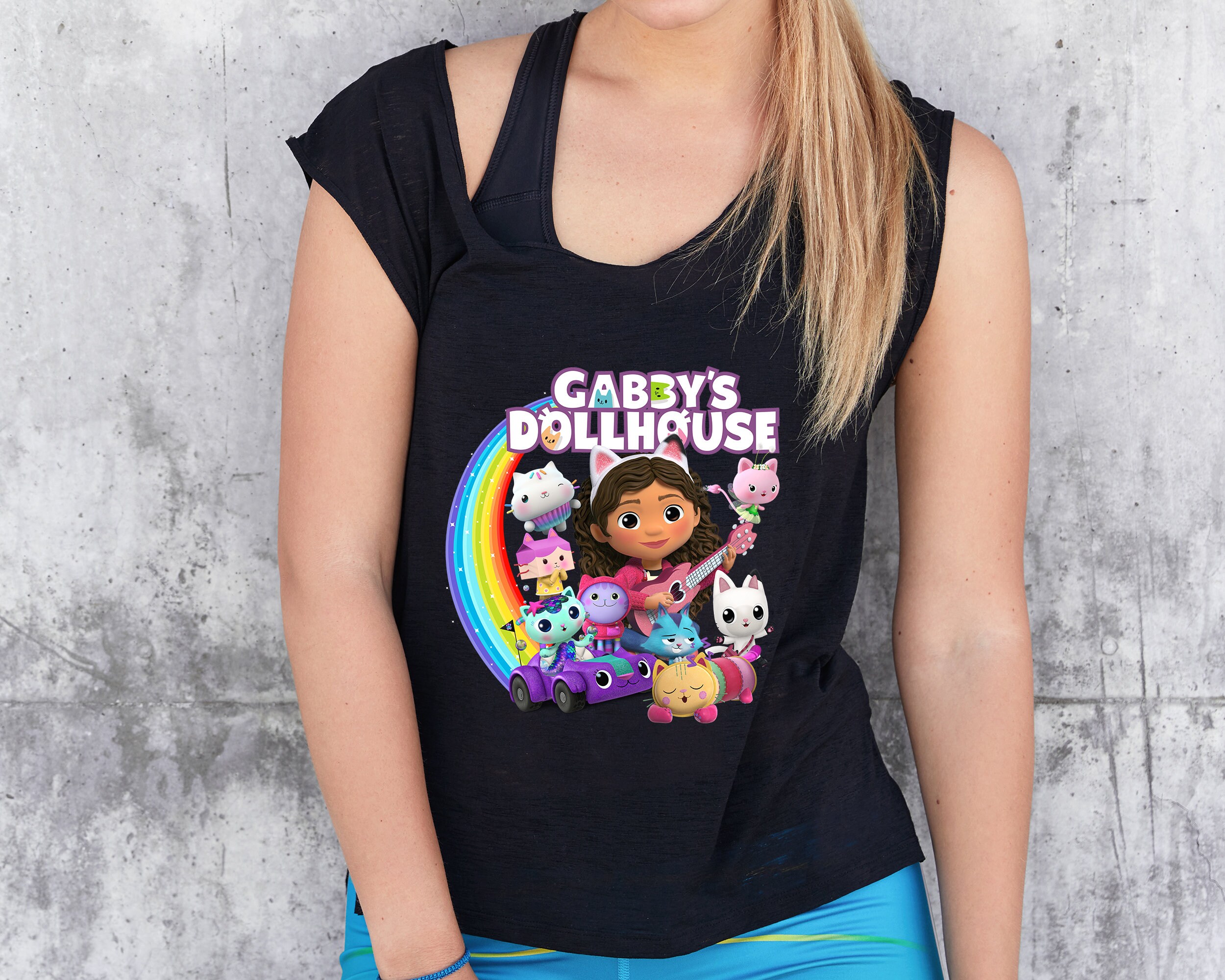Gabby Dollhouse PNG, Gabby clipart Art, Gabby Dollhouse Shirt Png ...
