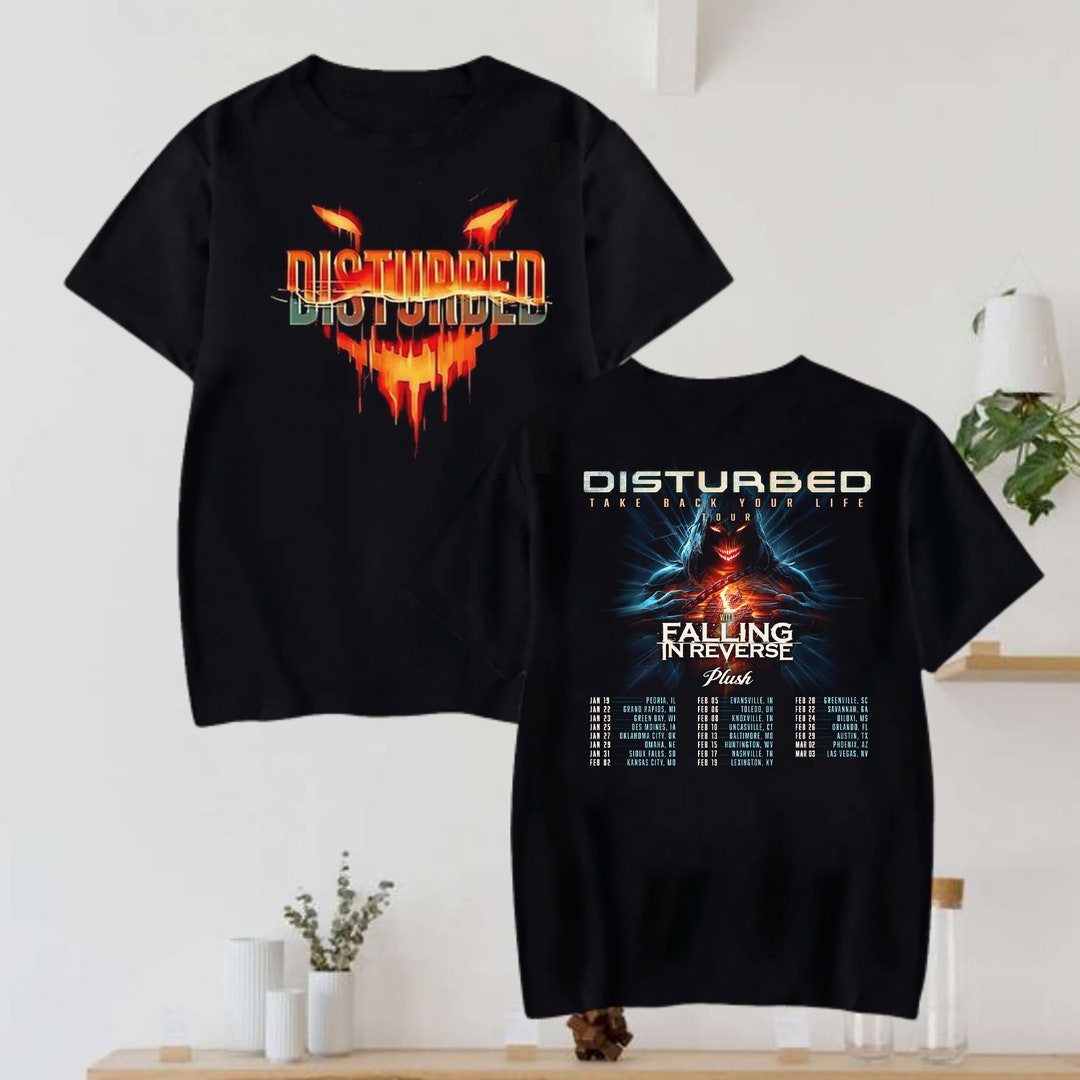 Disturbed 2024 Concert Shirt Disturbed Band Take Back Your - Etsy