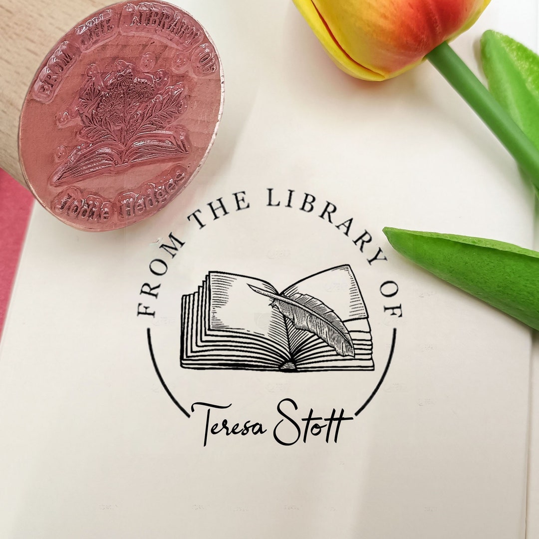 From the Library of Stamp,self Inking Library Stamp,custom Library ...