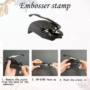 Book Embosser Stamp, Personalized BOOK Stamp, Library Embosser Stamp ...
