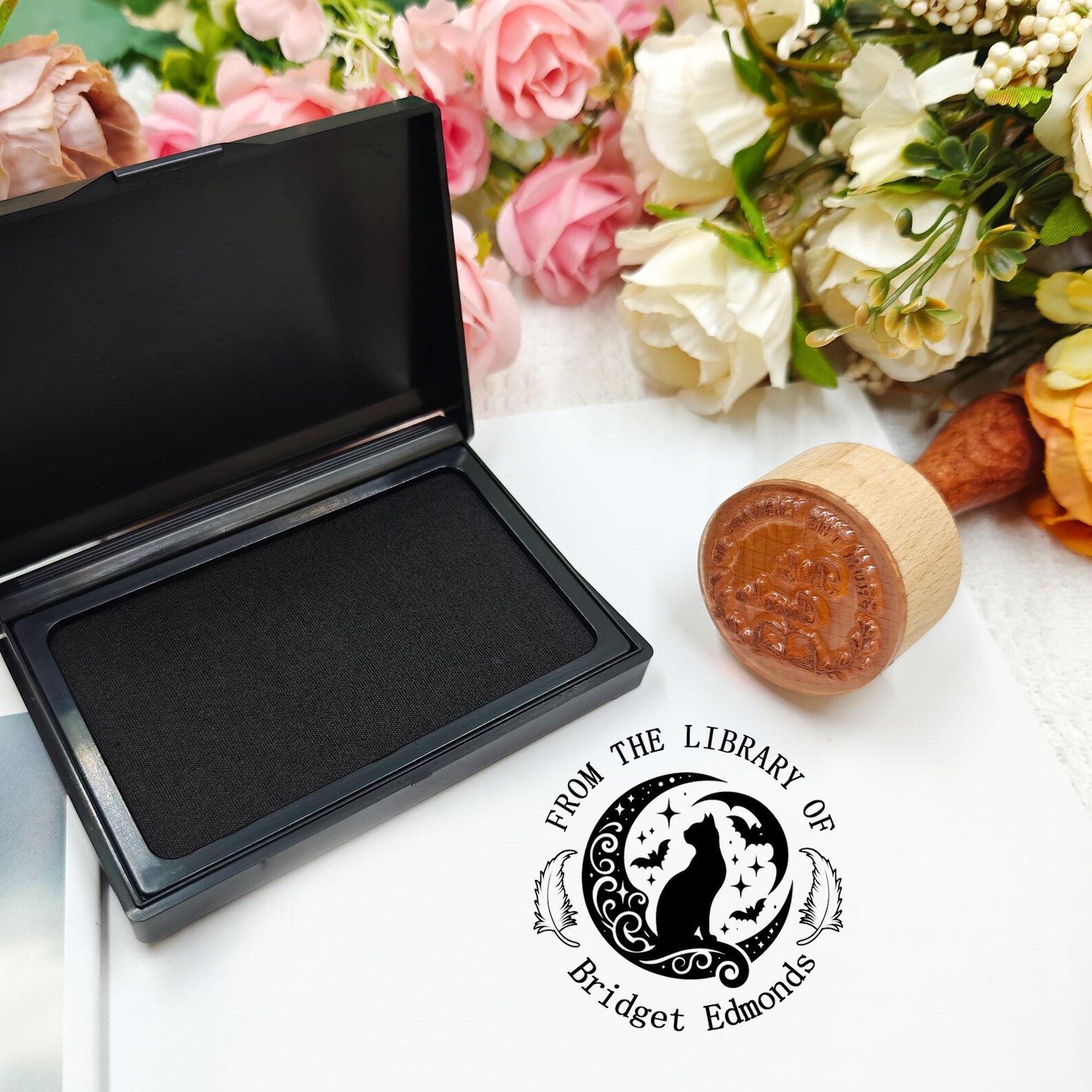 From the Library of Stamp, Library Stamp , Personalized Book Stamp ...