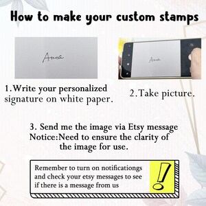 Personalized Signature Stamp , Stamp With Name, Self Inking Signature ...