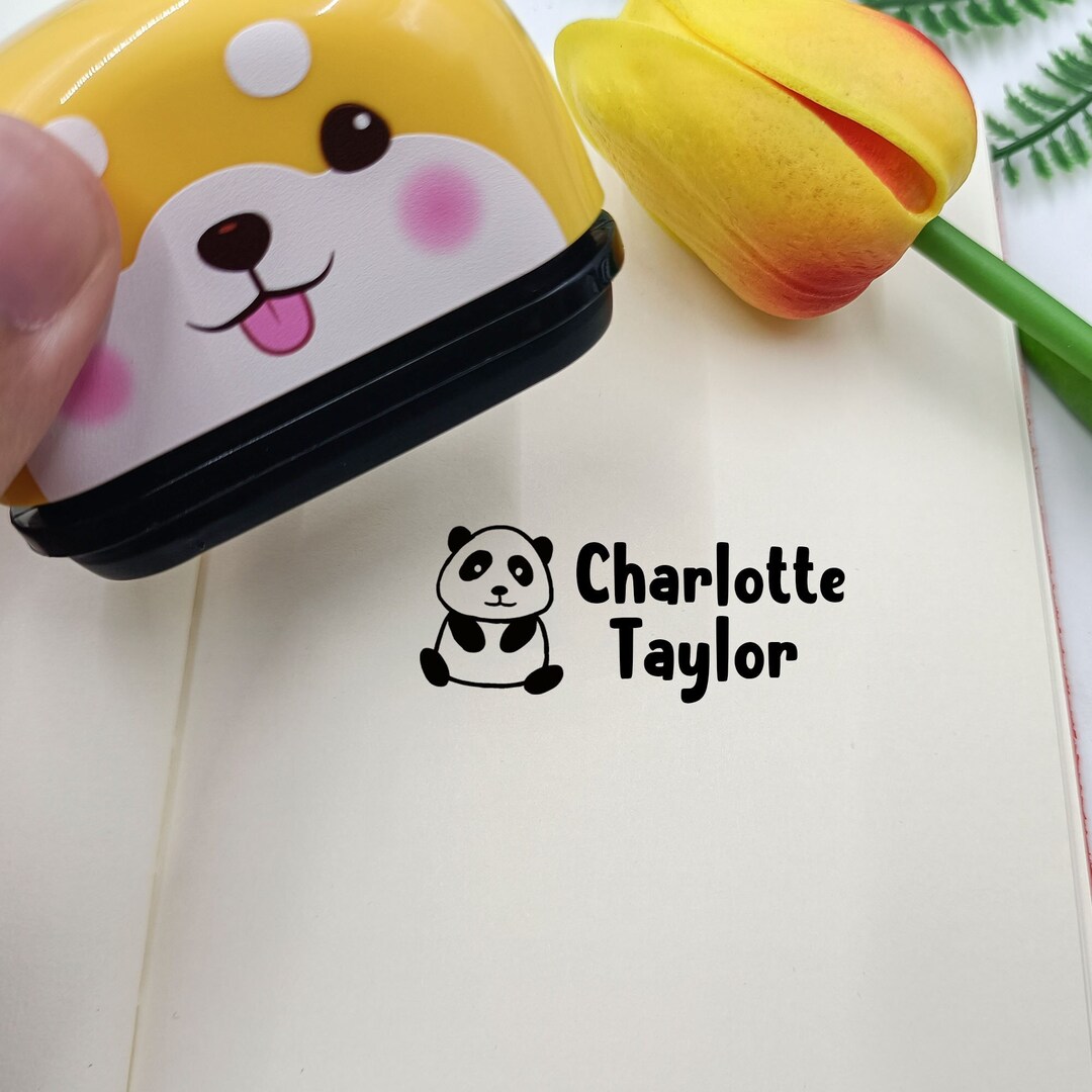 Custom Clothing Name Stamp for School Children, Fabric Stamp,name Stamp ...