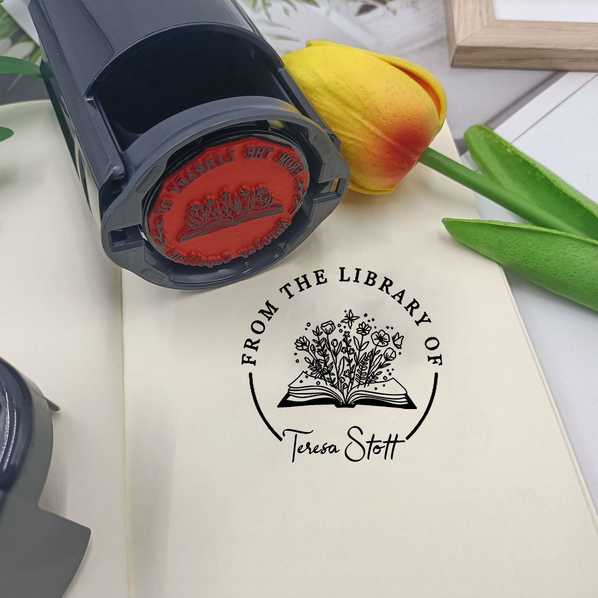 From the Library of Stampself Inking Library Stampcustom - Etsy