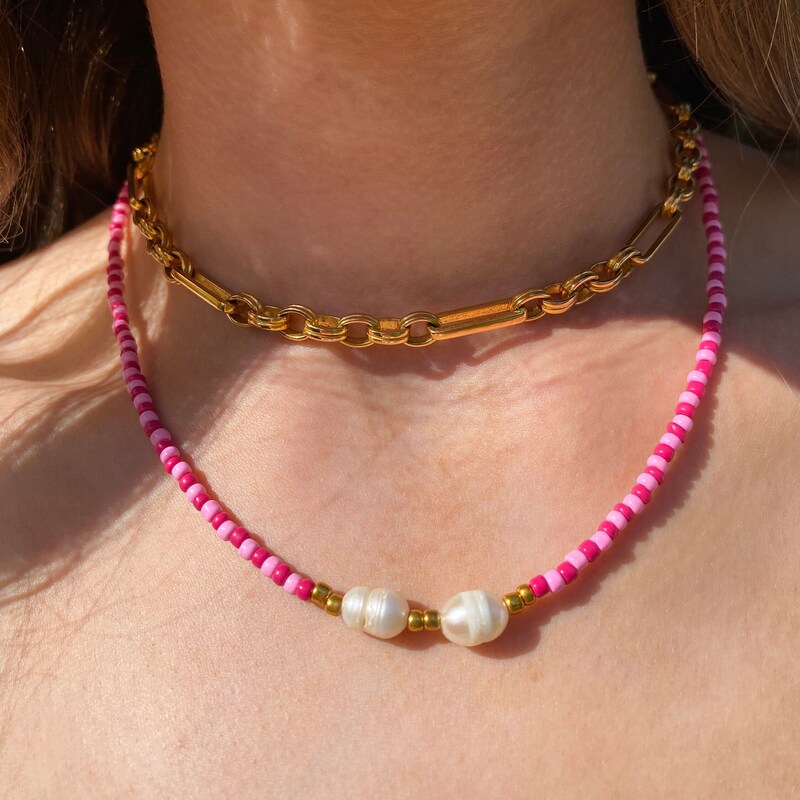 Seed Bead Necklace - Etsy