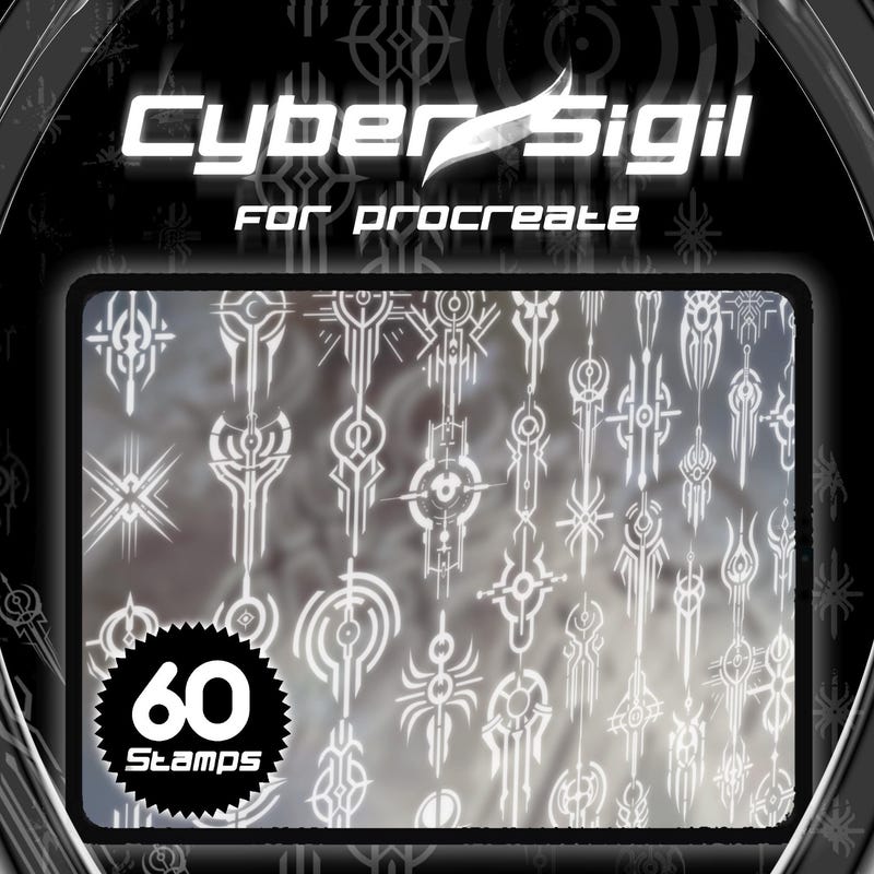 Cyber Sigilism Stencil - Etsy