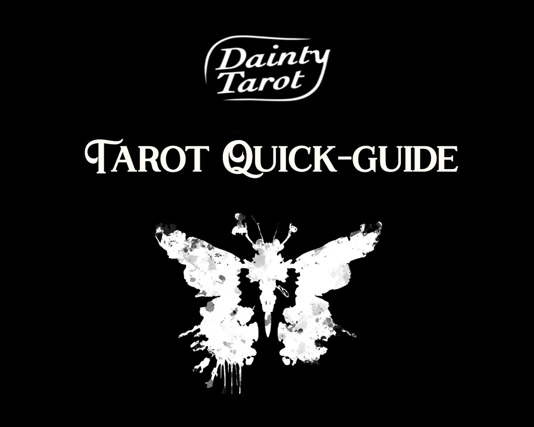 Dainty Tarot Quick-quide PDF Digital Download ONLY - Etsy