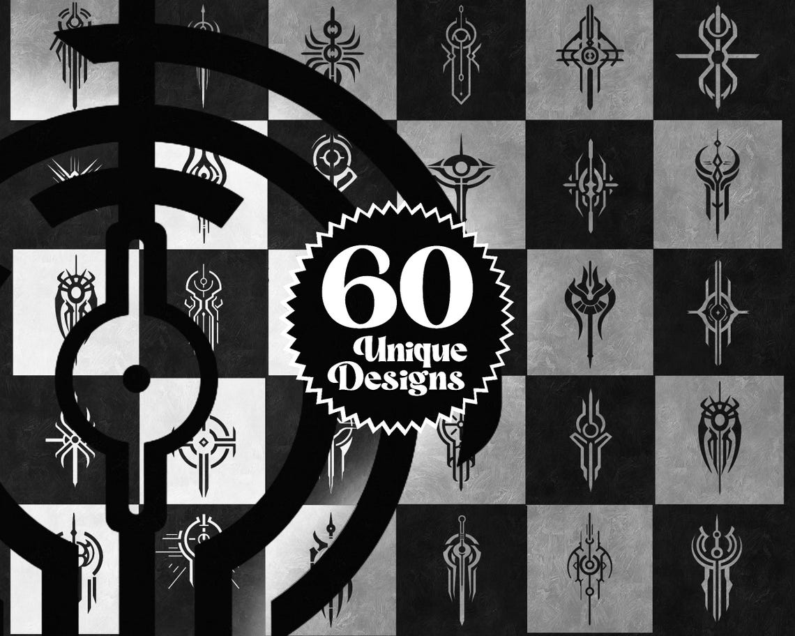 Cyber Sigil PNG Instant Download | Futuristic Cyber Sigilism Mystic ...