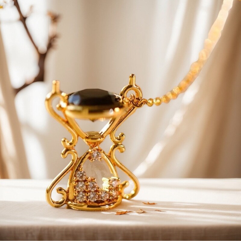 Hourglass Necklace - Etsy