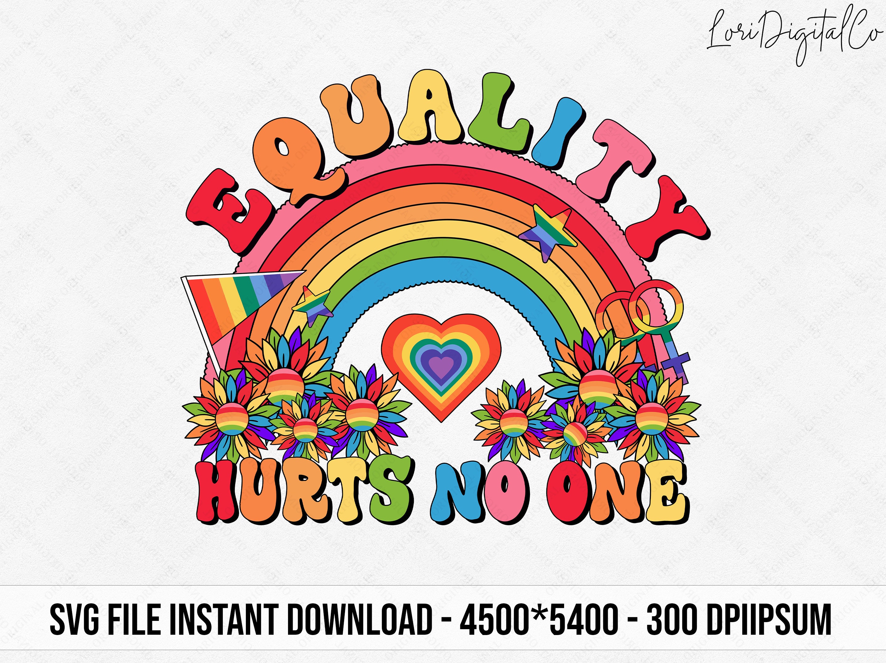 Equality Hurts No One Svg Lgbt Svg Rainbow Lgbt Flag Lgbt - Etsy Australia