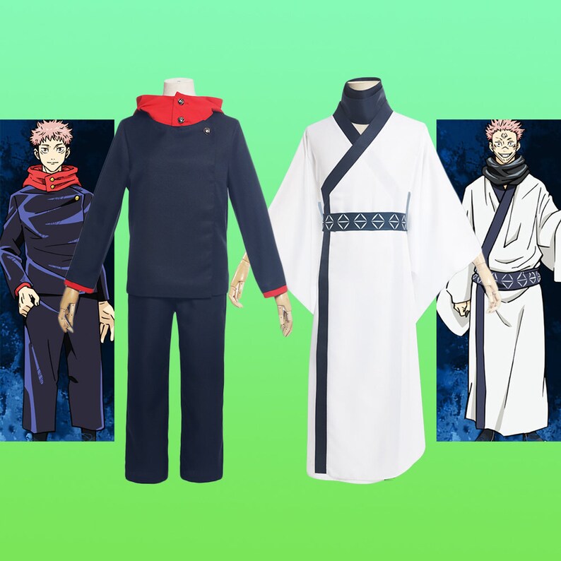 Itadori Yuji Full Set Ryomen Sukuna Costumes Jujutsu Kaisen - Etsy ...