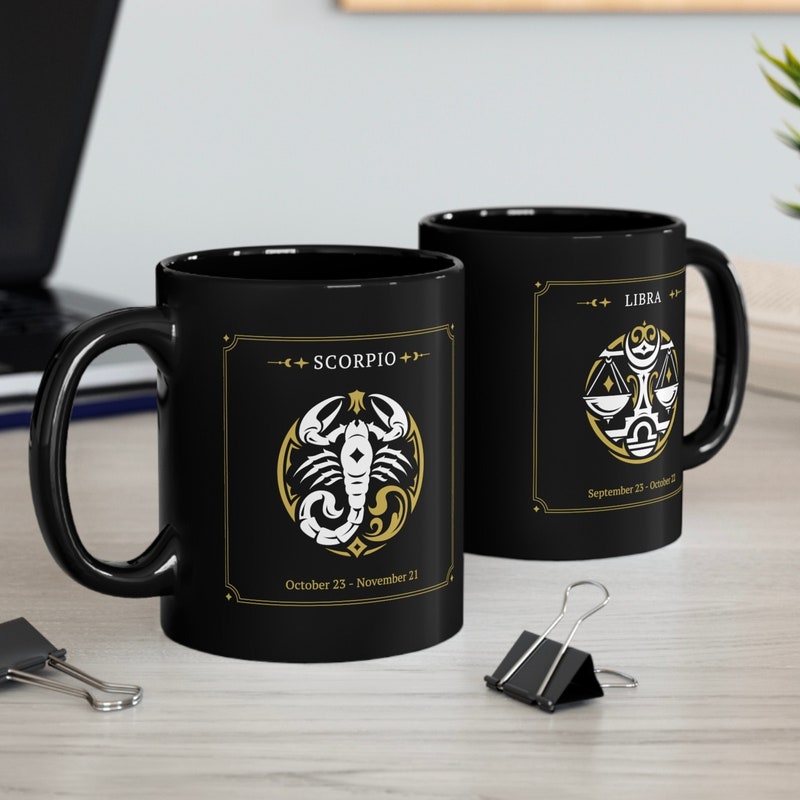 Zodiac Mugs - Etsy