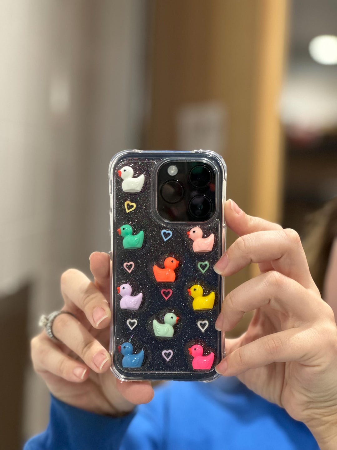 Customizable Rubber Ducky Heart Star iPhone Case - Etsy