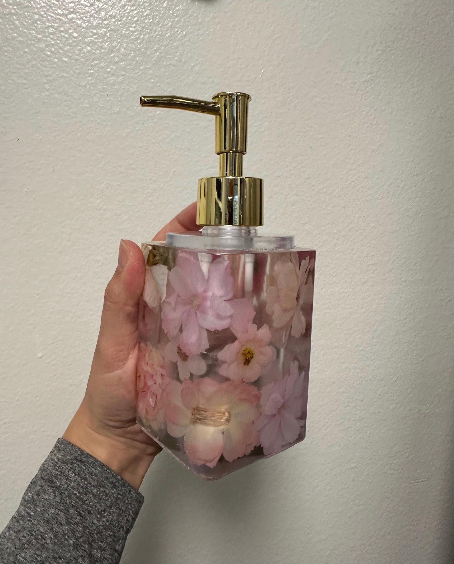 Handmade Flower Soap Dispenser - Etsy