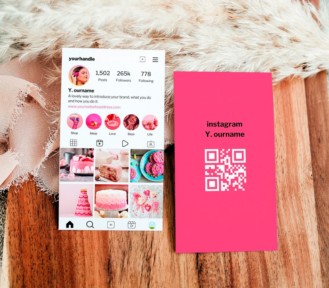 2023 Instagram Business Card, IG Business Card, Lash Tech Business Card ...