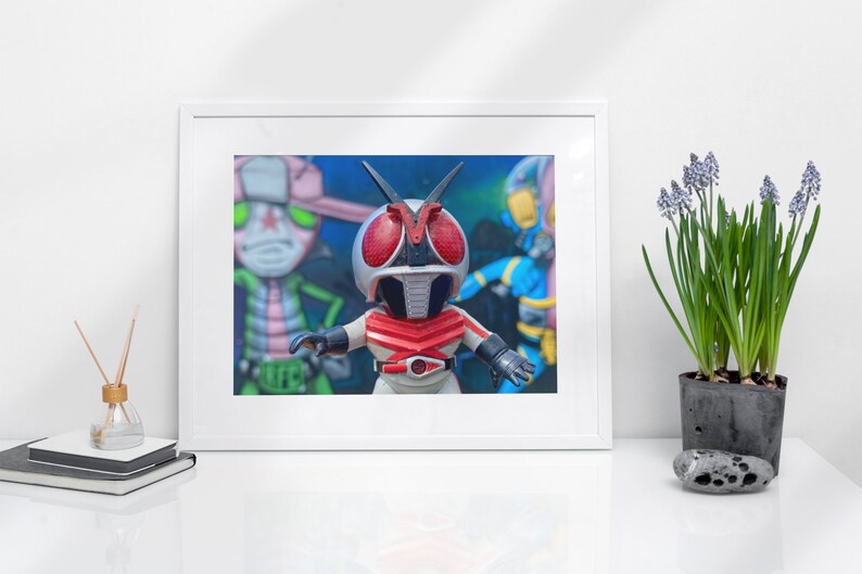 Kamen Rider X Tokusatsu Urban Grafitti Toy Photography - Photo, Mini ...