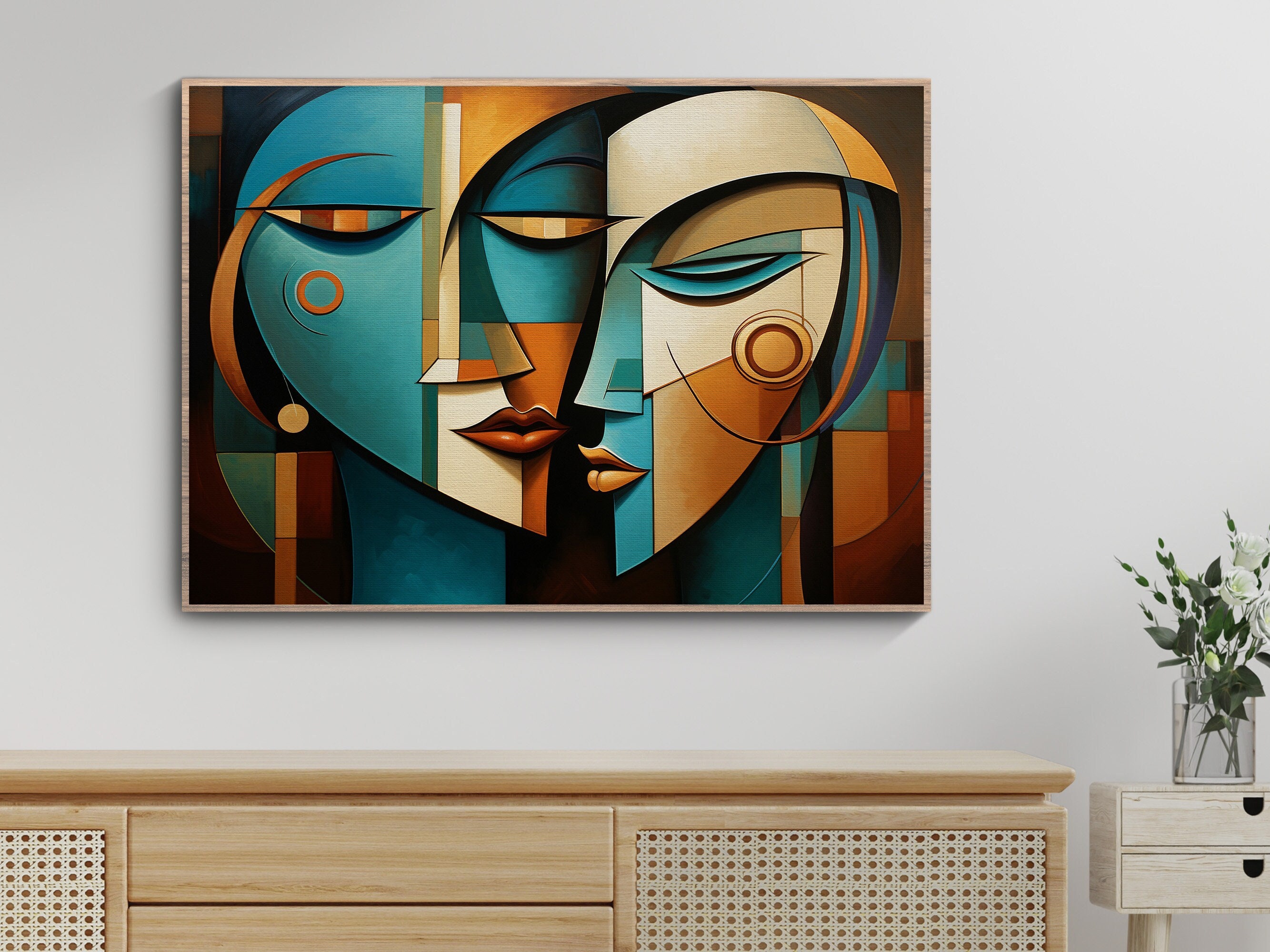 Embracing Hearts: "visually Stunning Orginal Art Piece. Intriguing ...