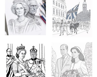 The Royal Family Coloring Pages