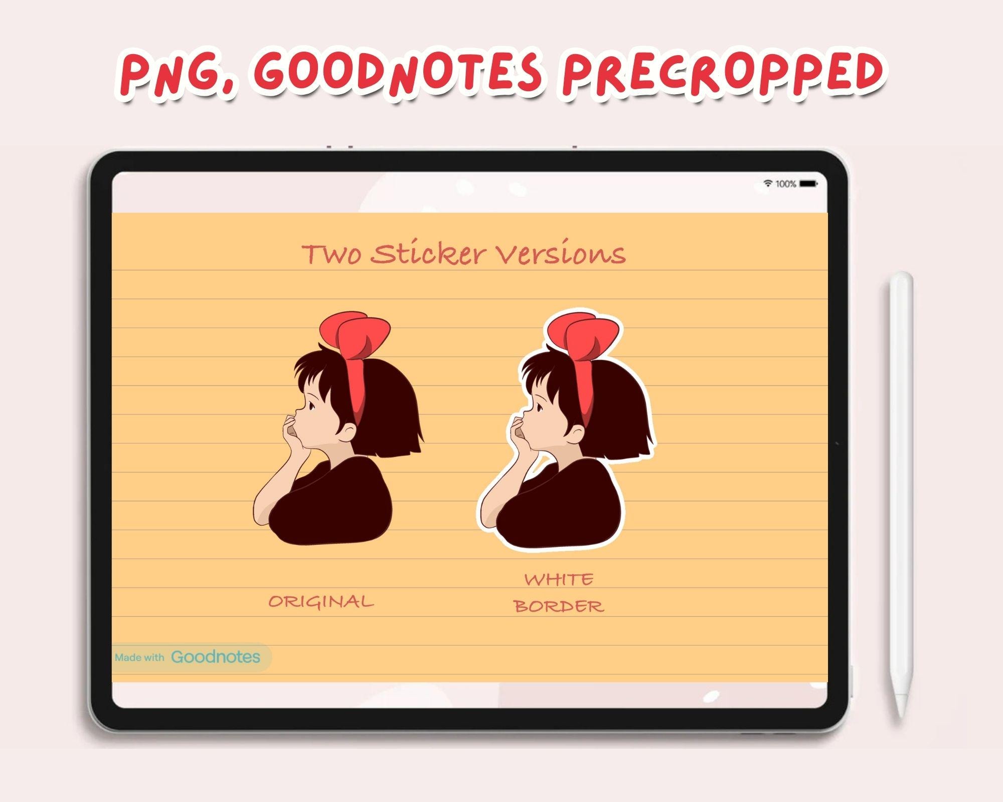 Kiki's Delivery Service Sticker Set | Studio Ghibli Stickers | Kawaii ...