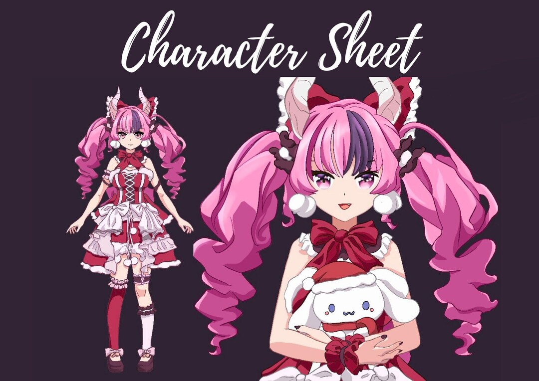 Anime Character Design - VTUBER / Concept Art Character Commission ...