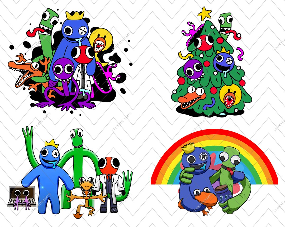 Rainbow Friends PNG Bundles Gamer Rainbow Friends Shirt - Etsy