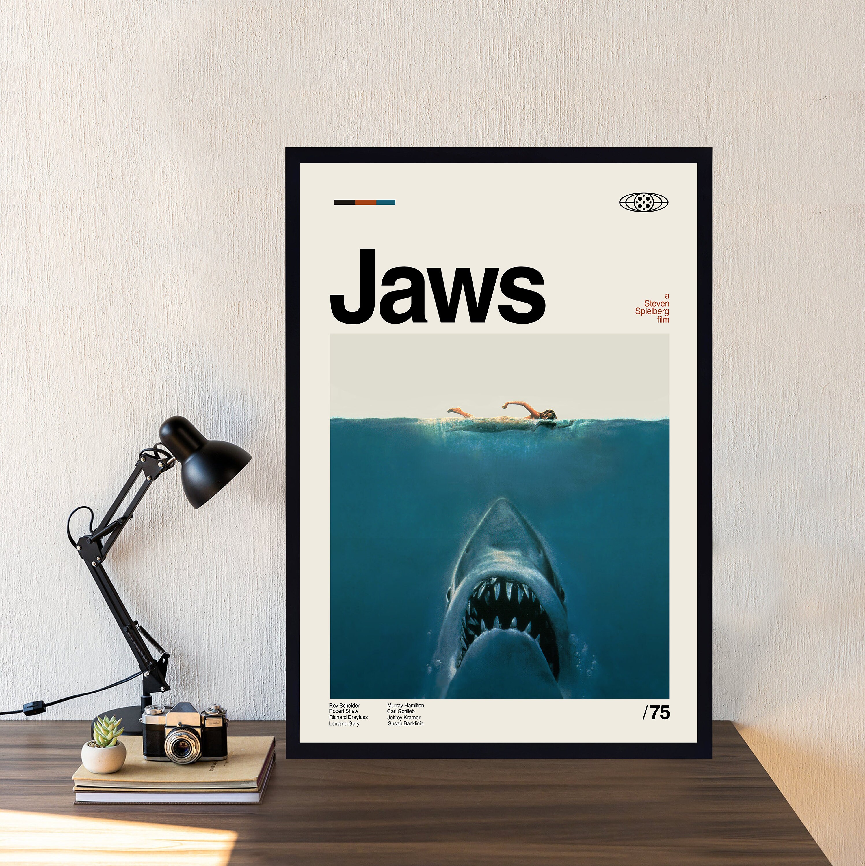 Jaws Poster Jaws Print Movie Poster Minimalist Poster - Etsy